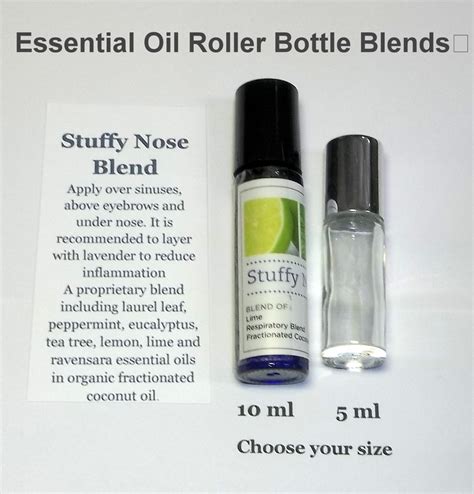 Stuffy Nose Blend Essential Oil Mix Natural Remedy By HerbPillows