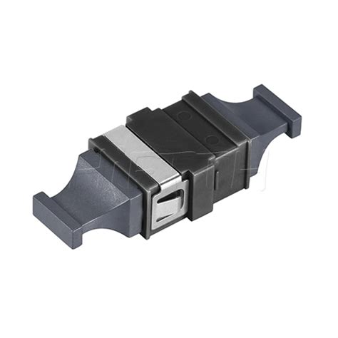 Mpo Upc Singlemode Adapter Without Flange Black