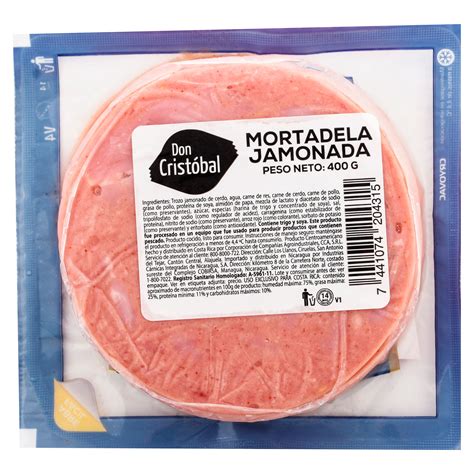 Comprar Mortadela Don Cristobal Jamonada 400g Walmart Costa Rica