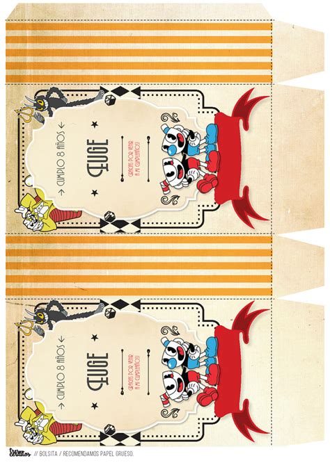 Kit Imprimible Cuphead Tres Cerditos Kits Imprimibles