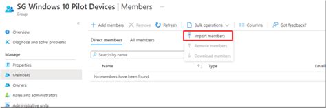 add bulk devices to the azure ad security groups for intune deployments