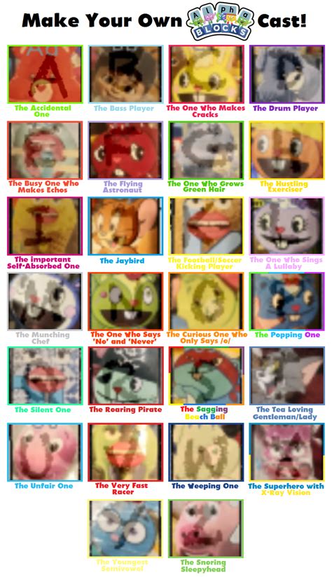 Alphablocks Characters