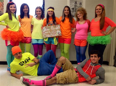 Neon Day Shine Bright Like A Diamond School Themes School Fun School Days High School
