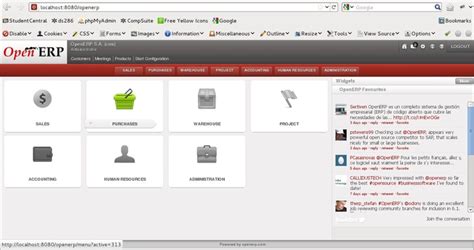 Openerp 6 Web Client Using Fedora Linux 16