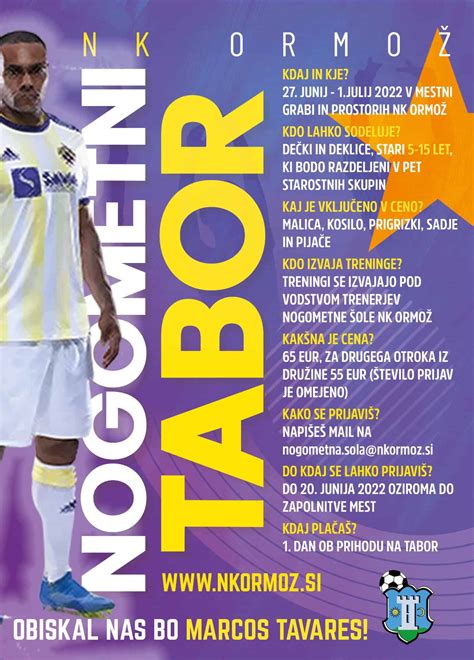 Nogometni Tabor Nk OrmoŽ • Pridi Vidi Idi