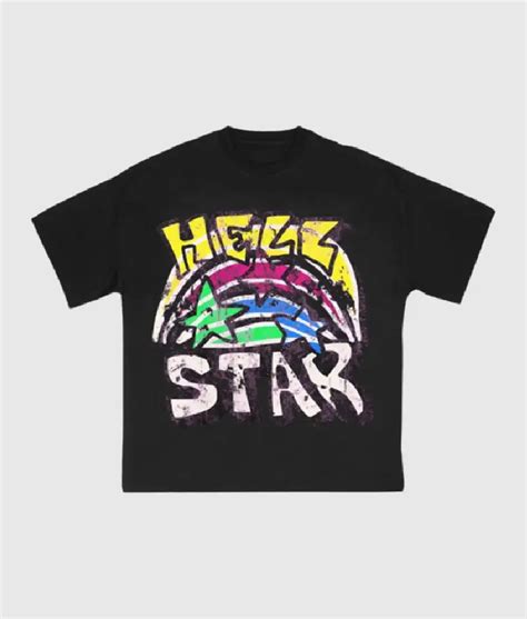 Black Hellstar Graphic T Shirt Official Hellstar