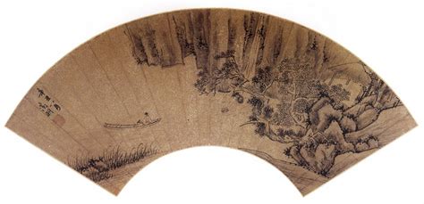 泛舟图国画欣赏国画历代国画艺术长廊