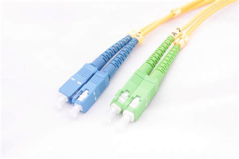 Patchcord Opto SC APC SC UPC SM duplex m WISP PL Dystrybutor sprzętu sieciowego