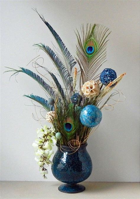 Floral Arrangements Peacock Floral Arrangement With By Prism7art 49