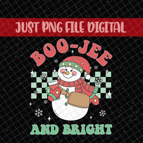 Boojee And Bright Png Boojee Snowman Png Boojee Christmas Etsy