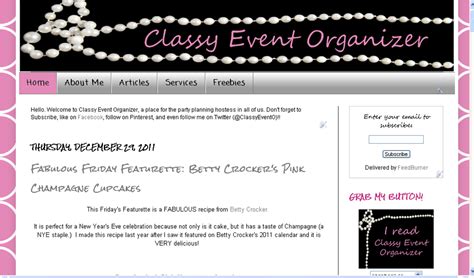 Classy Event Organizer January 2012