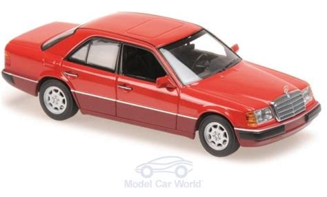 Miniature Mercedes 230 1 43 Maxichamps E W124 Rouge 1991 Voiture