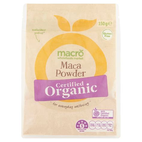 Macro Organic Maca Powder 150g Healthylife