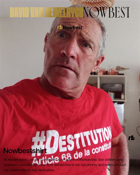 David Van Hemelryck Destitution Article 68 De La Constitution Shirt