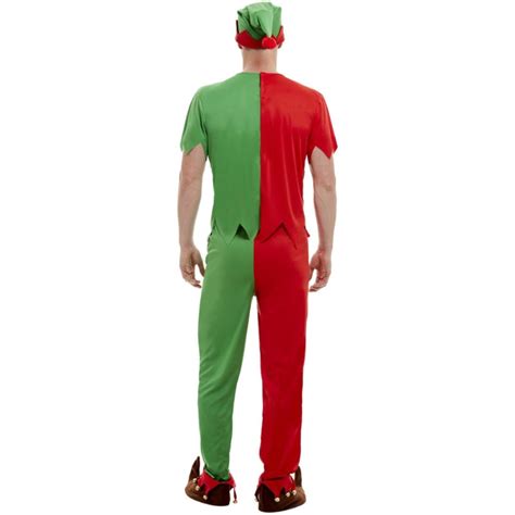 Elf Costume Red And Green Christmas Outfit Cracker Jack Costumes