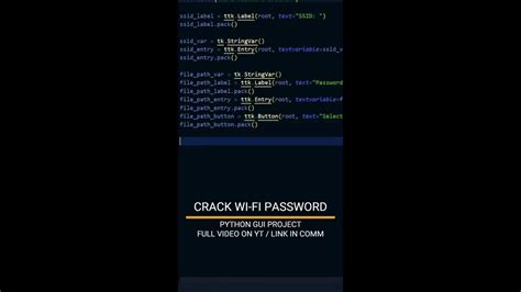 Asmr Programming Crack Wi Fi Password V2 Python Gui Project No