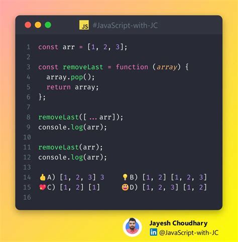 Jayesh Choudhary On Linkedin Javascriptdaily Javascript Developer Community Content