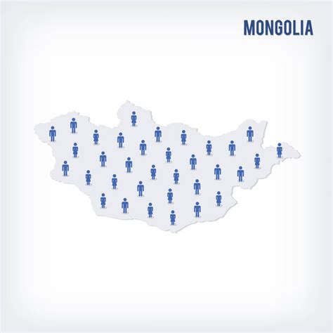 Mongolia Map Free Stock Vectors