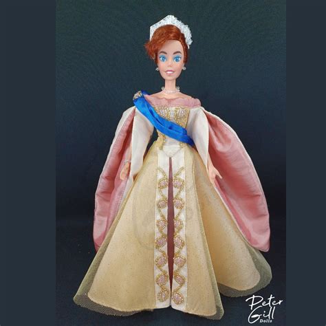 Grand Duchess Anastasia Doll Gold Coronation Dress With Hand Beading And Crown Journey To The