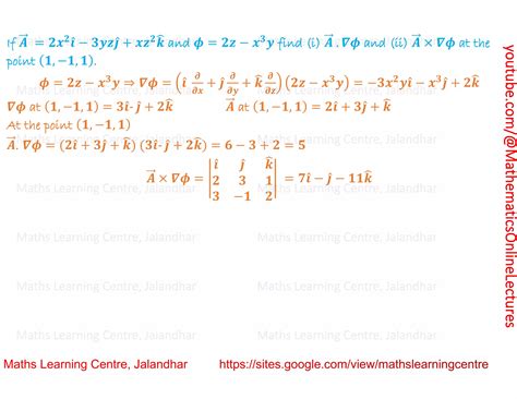 Advanced Mathematicsvector Calculusgradientlecture 2pdf