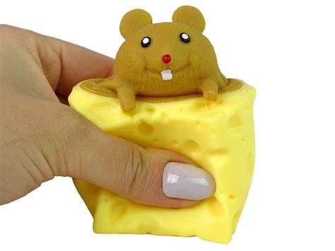 Squishy Cheese Mouse Squishy Sensory Mouse Pop It Other