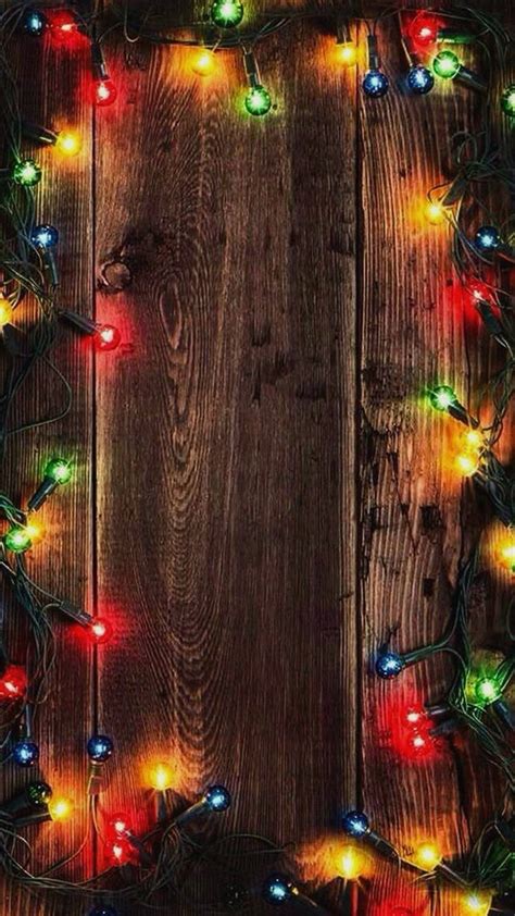 Christmas Light Iphone Wallpapers Wallpaper Cave