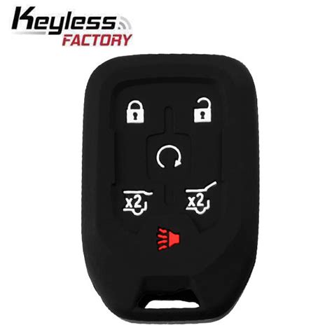 2014 2018 Chevrolet Gmc 6 Button Remote Keyless Entry Key Silicone Cover Hyq1aa Aftermarket