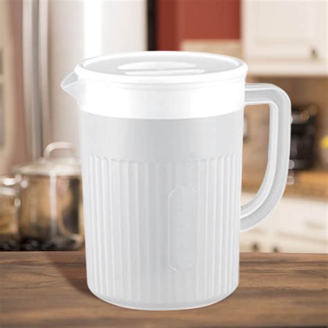 Elainilye 2 Quart Pitcher With Lid Juice Pitcher Bpa Free Clear