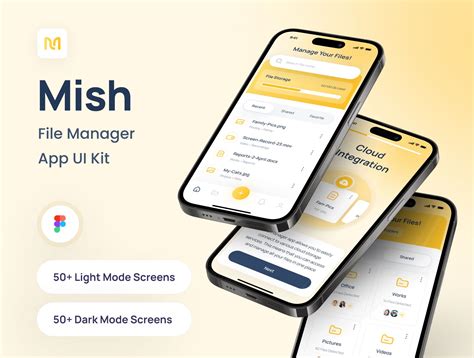 Mish File Manager App Ui Kit