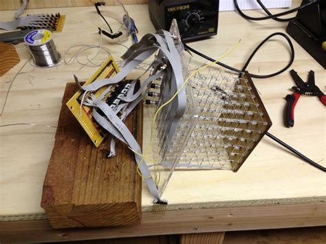 Self Contained 7x7x7 Led Cube 26 Steps With Pictures Instructables