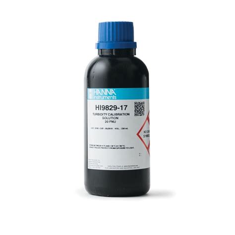 Hi 9829 18 200 Fnu Turbidity Calibration Solution 230ml