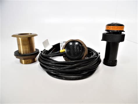 Airmar Dt800 Nmea 0183 Smart Transducer Sensor Depth Temp Bronze Thru Hull Max Marine