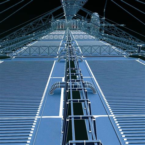 3d Model Asteroid Mining Platform