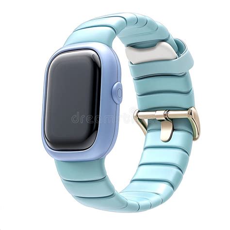 Cartoon Fitness Tracker For Swimmers In Blue Color Stock Illustration Illustration Of Reliable