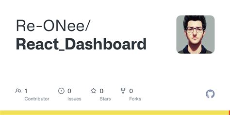 Github Re Onee React Dashboard