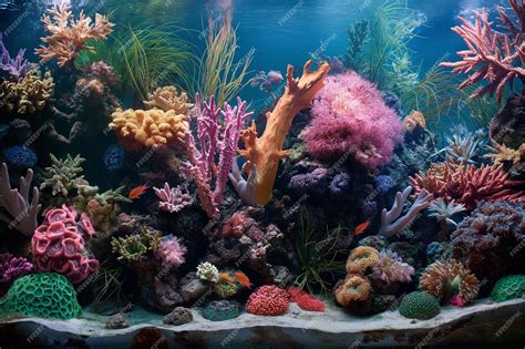 The Extraordinary Beauty Of The Underwater Ecosystem Premium Ai