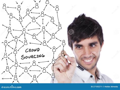 Social Network Scheme Stock Image Image Of Internet 27105271