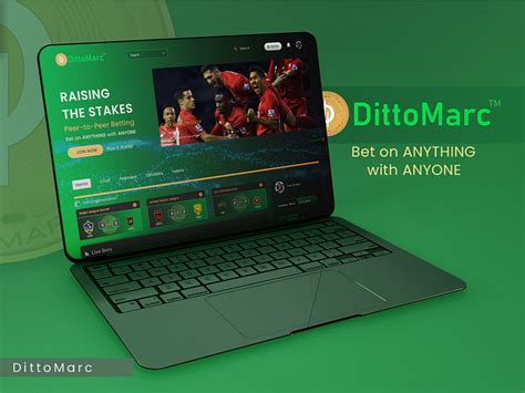 Dittomarc Peer To Peer Betting Site Ui By Aideas® Uxui Design On