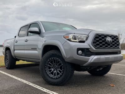 2018 Toyota Tacoma With 17x9 12 Fuel Rebel And 26570r17 Falken