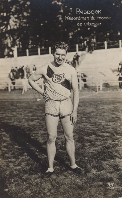 Charley Paddock Usa 1924 Paris Olympics Postcard General Olympic