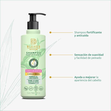 Shampoo Fortificante Detox Crecimiento Blends Botanicare