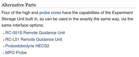 til there are 4 command modules with built in experiment storage r