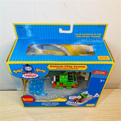 Percy Takes A Plunge Thomas And Friends Take Along Deluxe Play Scene Ebay