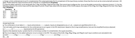 A Design A 4 Bit Combinational Circuit 2s
