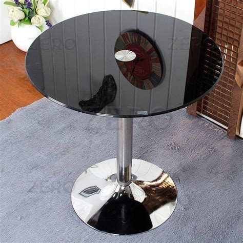 Round Tempered Fashion Glass Table Conference Table Negotiation Table Simple Modern Small