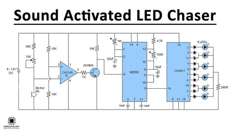 Led Sequencer Circuit Diagram Simple Led Chaser Circuits Ivmr