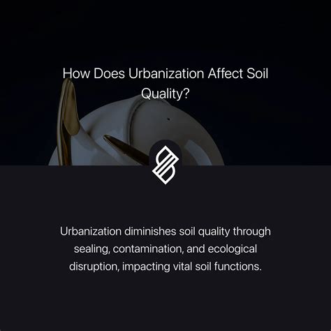 How Does Urbanization Affect Soil Quality → Question