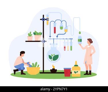 Natural And Organic Ingredients In Skincare Illustration Harnessing