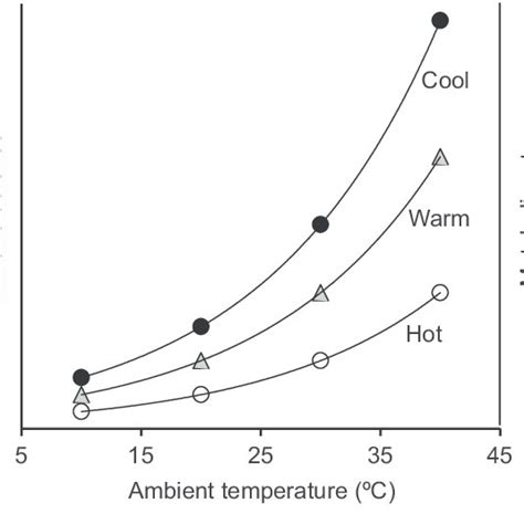Hypothetical Model For How Rearing Temperature And Ambient Temperature
