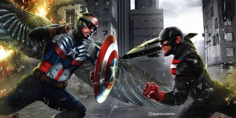Sams Captain America Battles Us Agent In New Falcon Art